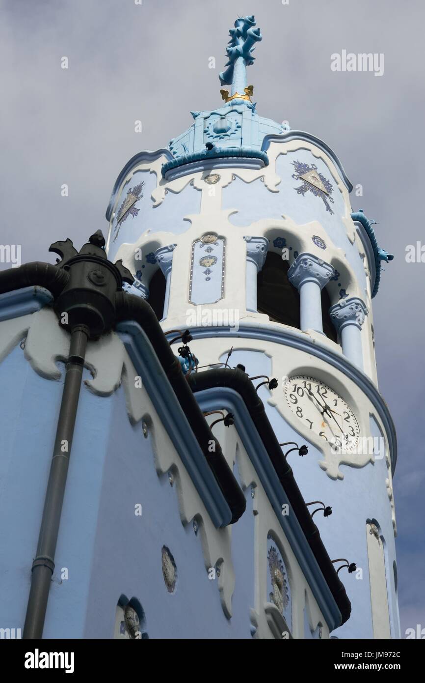 Tower of Blue Church Bratislava Stock Photo - Alamy
