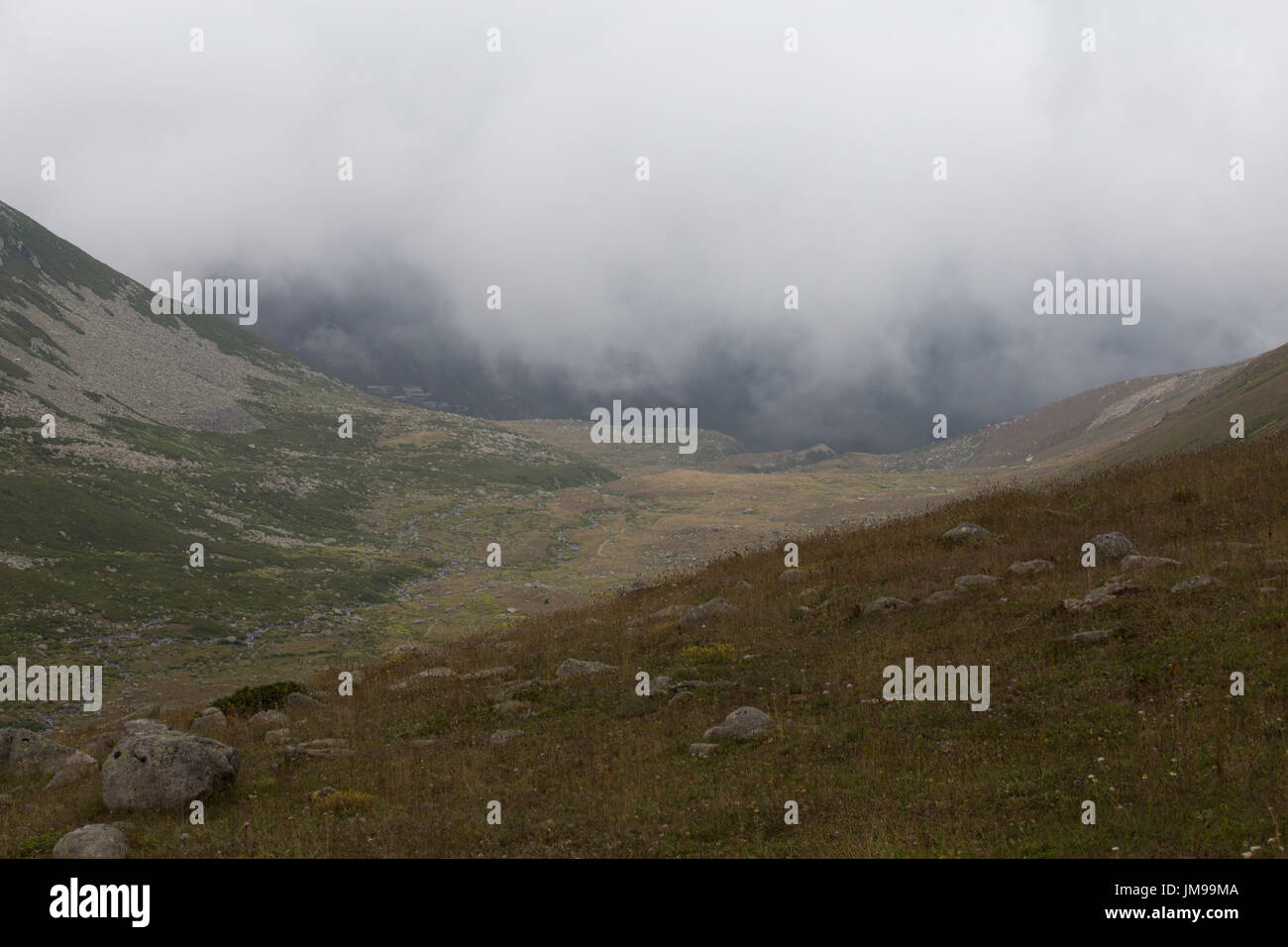 Landscape view of Kackar Mountains or simply Kackars, in Turkish Kackar ...