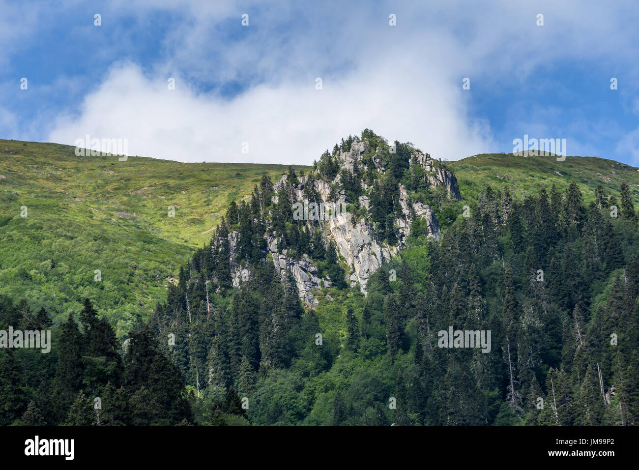 Landscape view of Kackar Mountains or simply Kackars, in Turkish Kackar ...