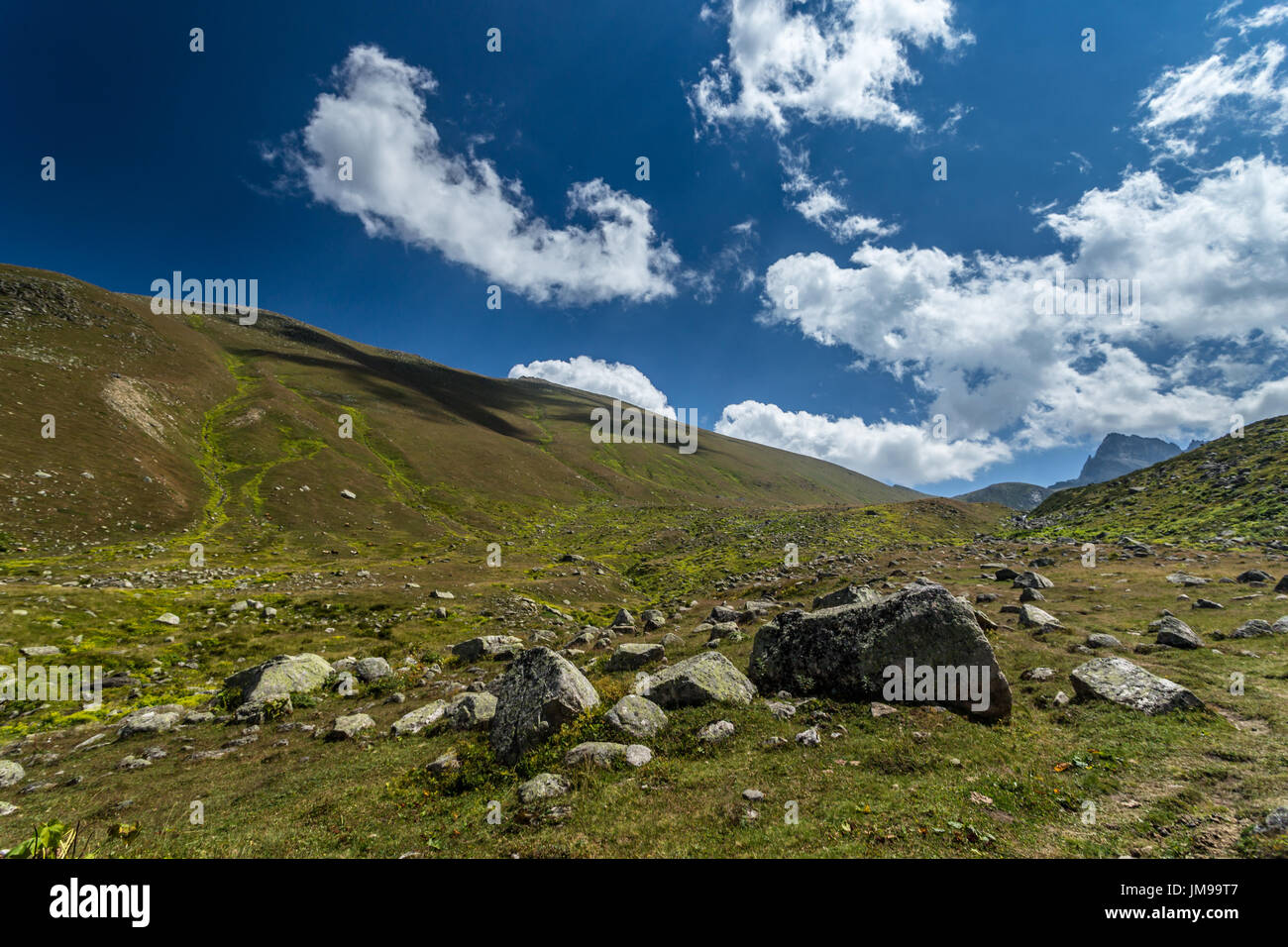 Landscape view of Kackar Mountains or simply Kackars, in Turkish Kackar ...