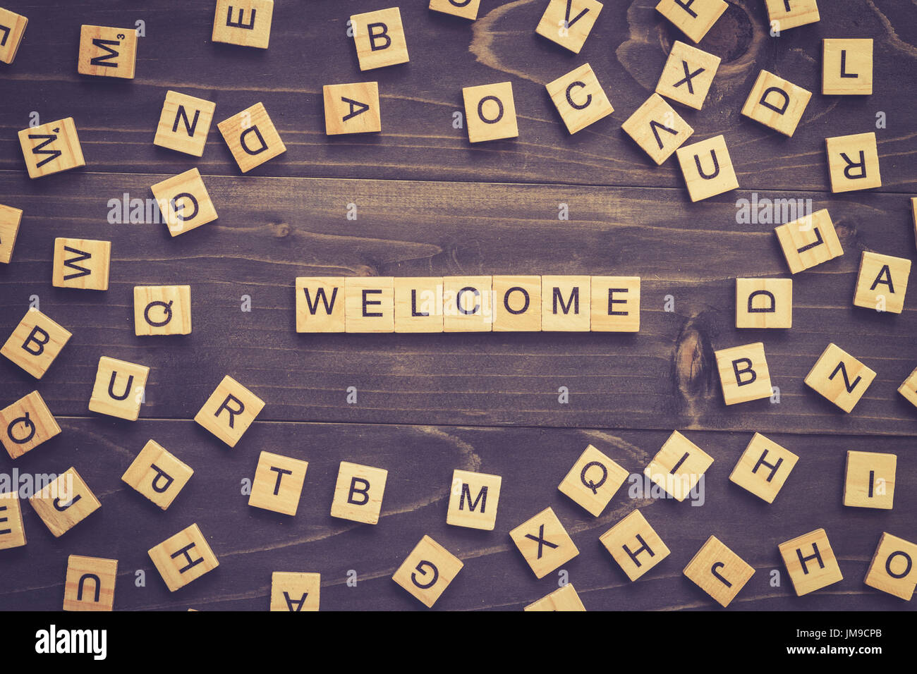 Welcome word hi-res stock photography and images - Alamy