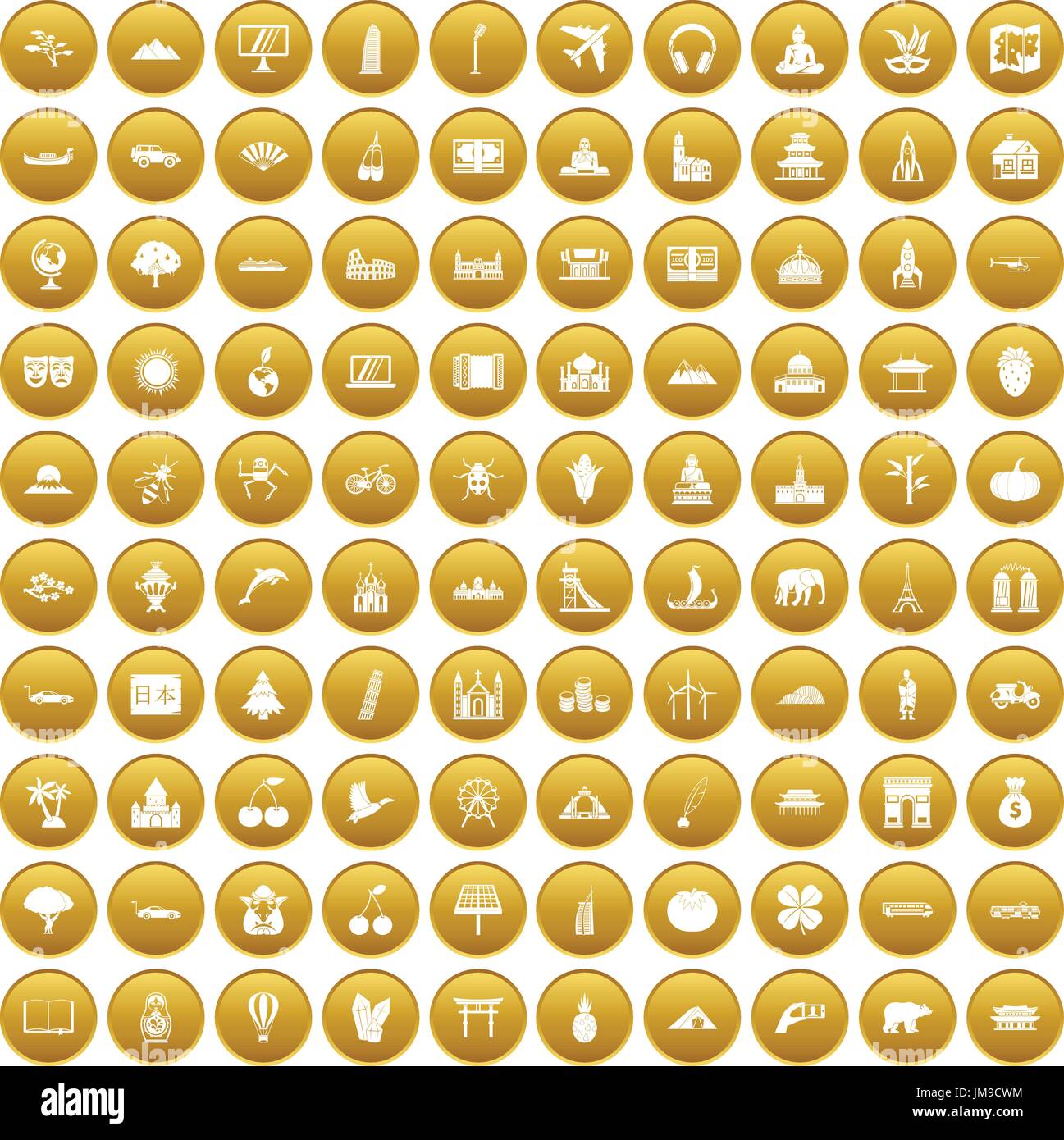 Japan gold map Stock Vector Images - Alamy