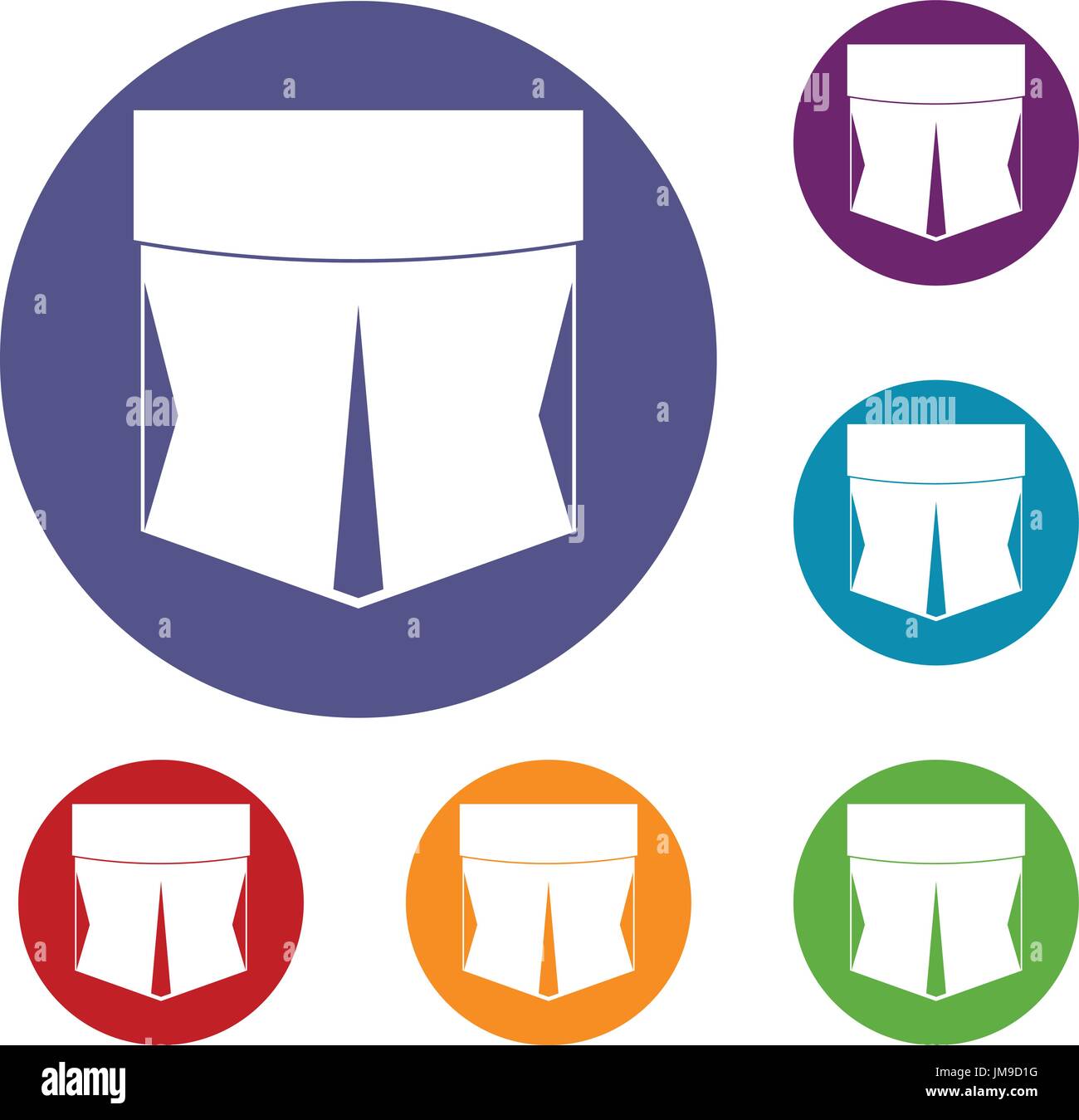 Pocket icons set Stock Vector Image & Art - Alamy