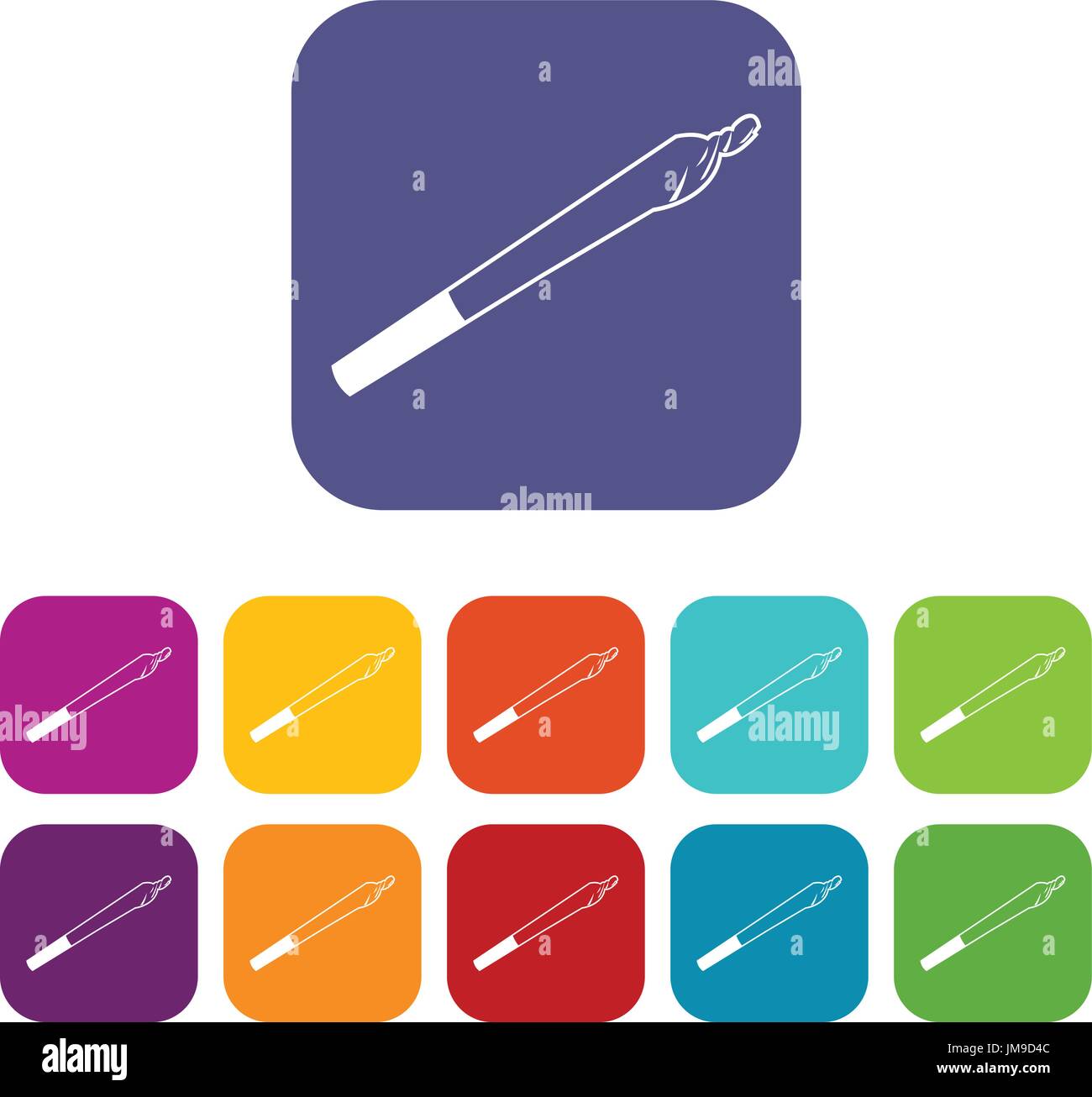 Marijuana icons set Stock Vector Image & Art - Alamy