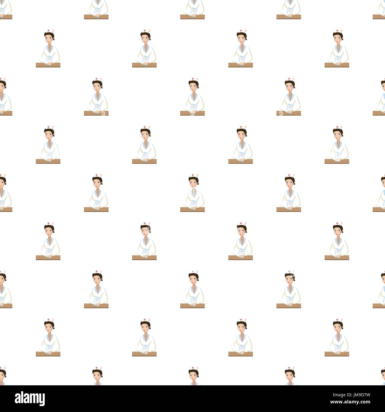 Nurse pattern seamless Stock Vector Image & Art - Alamy