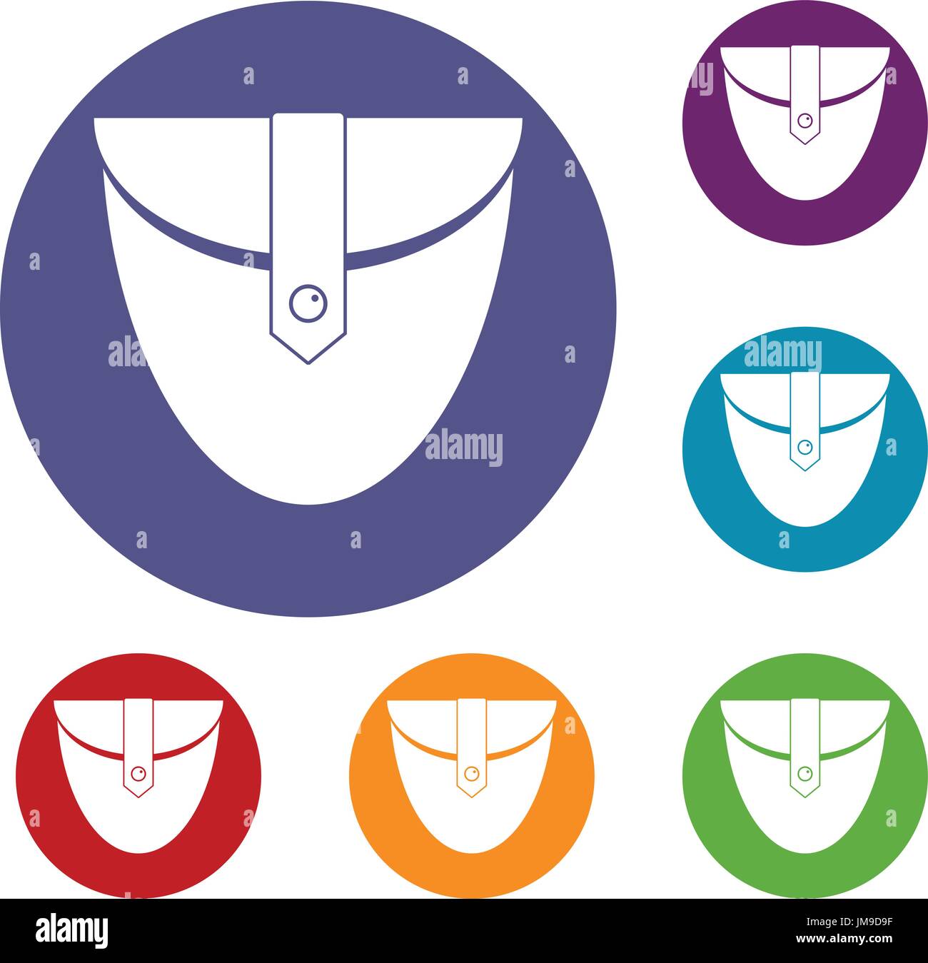 Small pocket patch icons set Stock Vector Image & Art - Alamy