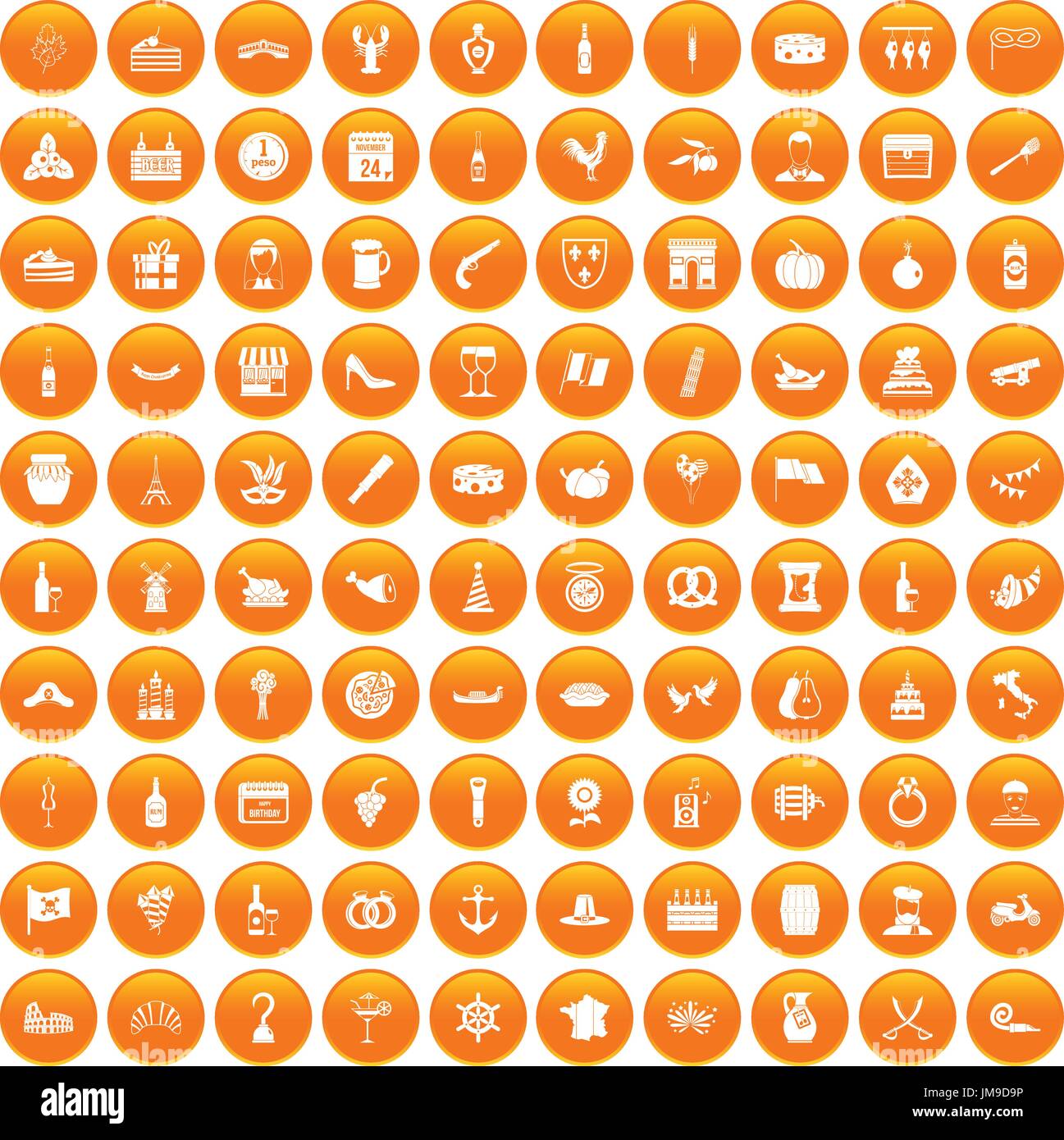 Orange gondola Stock Vector Images - Alamy