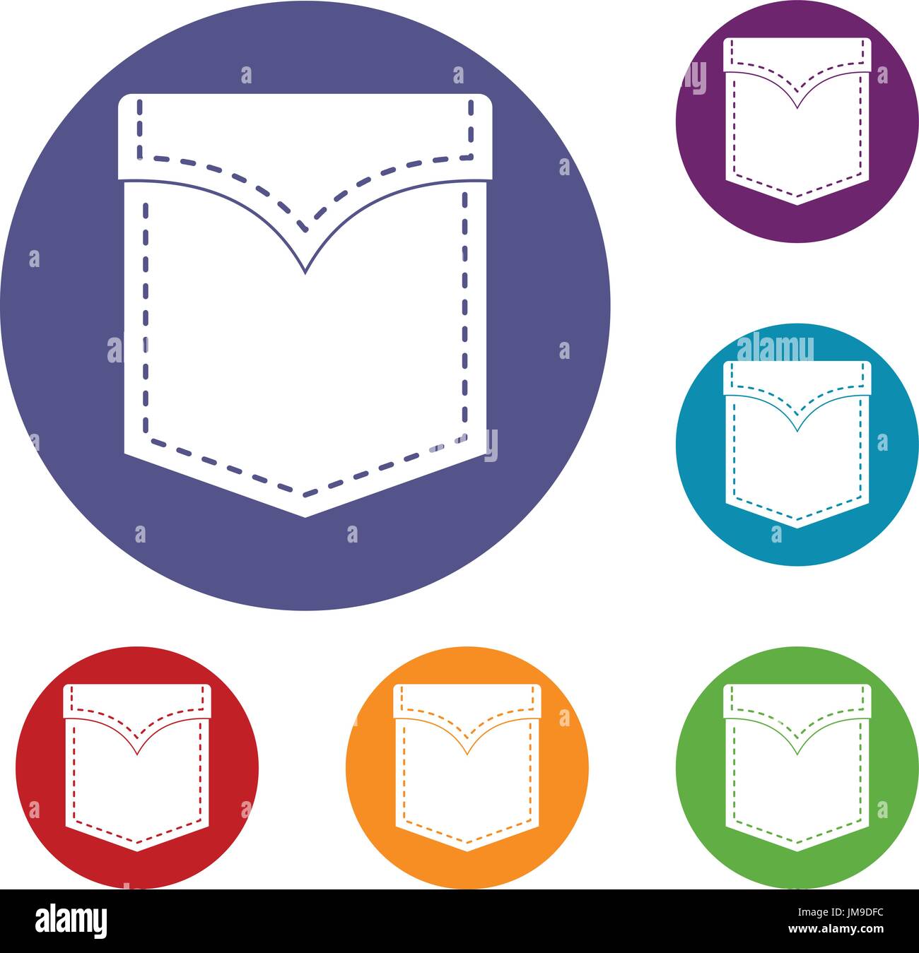 Black valve pocket icons set Stock Vector Image & Art - Alamy