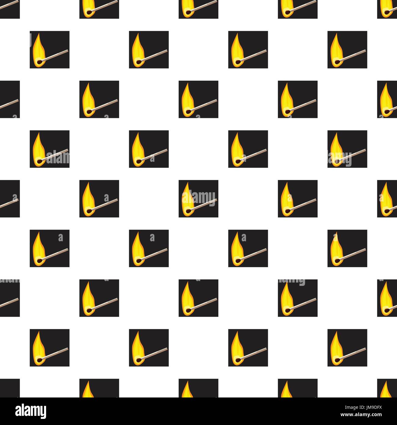 Burning match pattern Stock Vector Image & Art - Alamy
