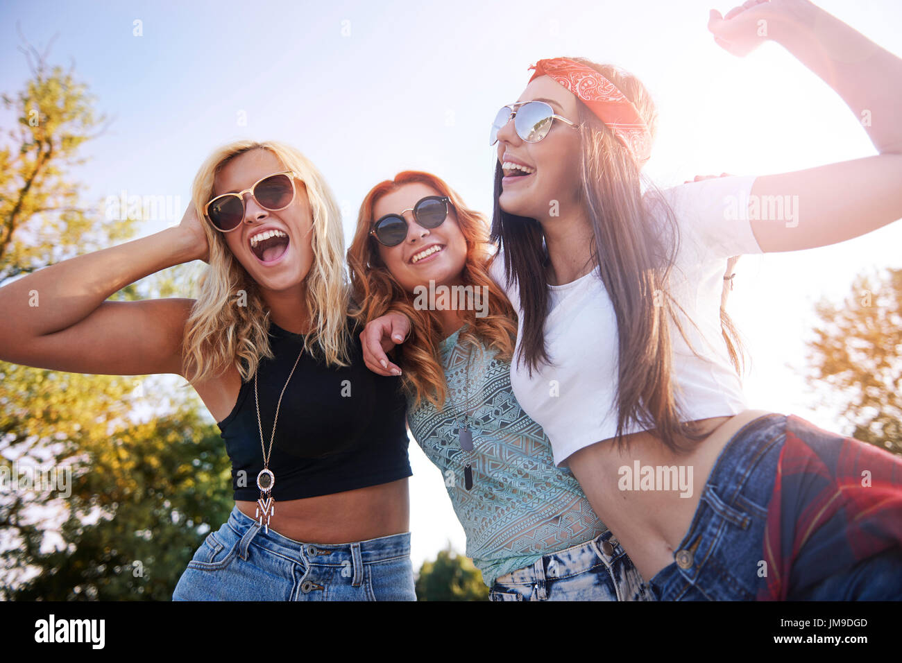 Best friends have fun always together Stock Photo - Alamy