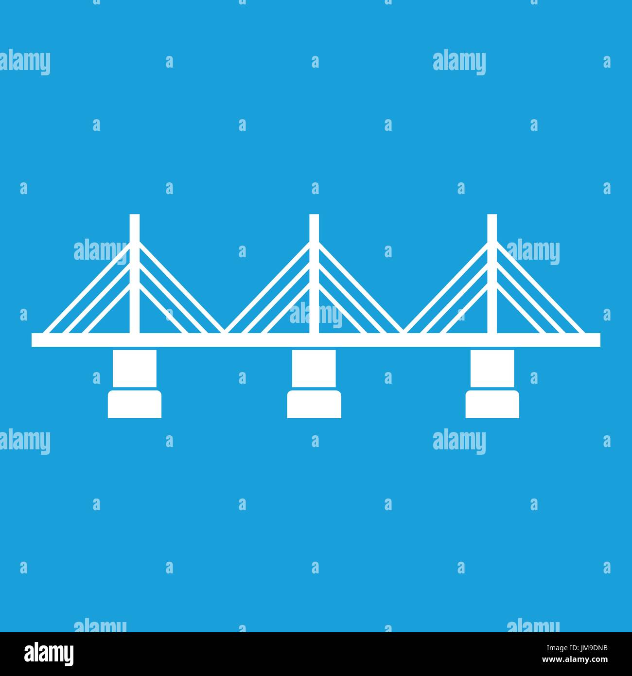 Bridge icon white Stock Vector Image & Art - Alamy