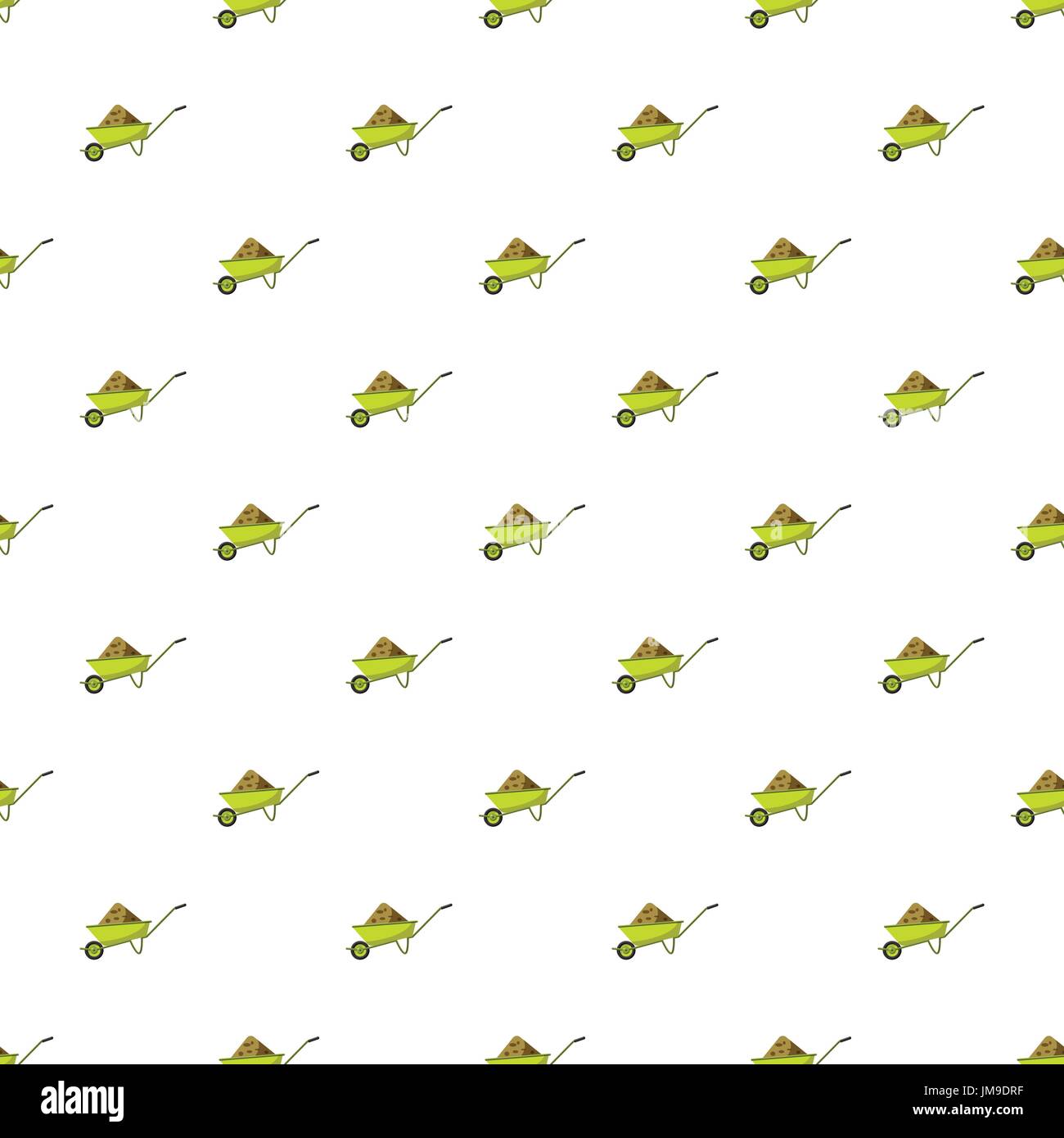 Garden wheelbarrow pattern Stock Vector Image & Art - Alamy