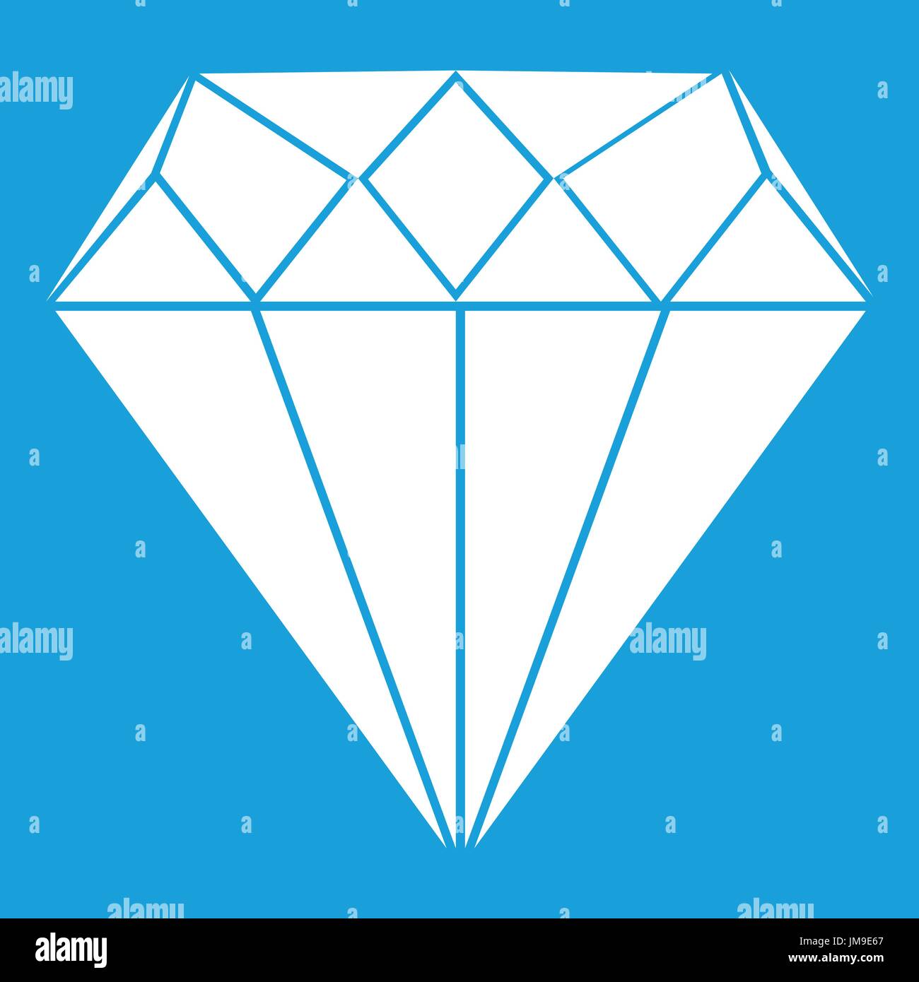 Diamond icon white Stock Vector Image & Art - Alamy