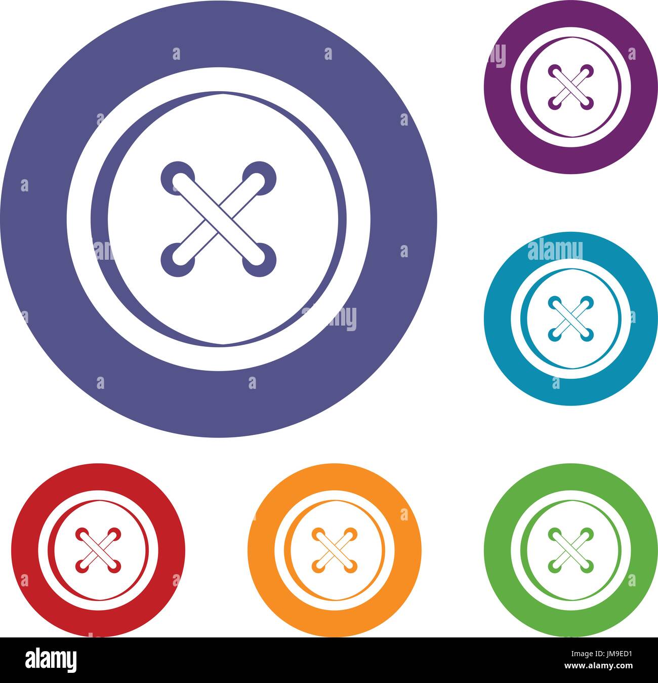 Plastic button icons set Stock Vector Image & Art - Alamy