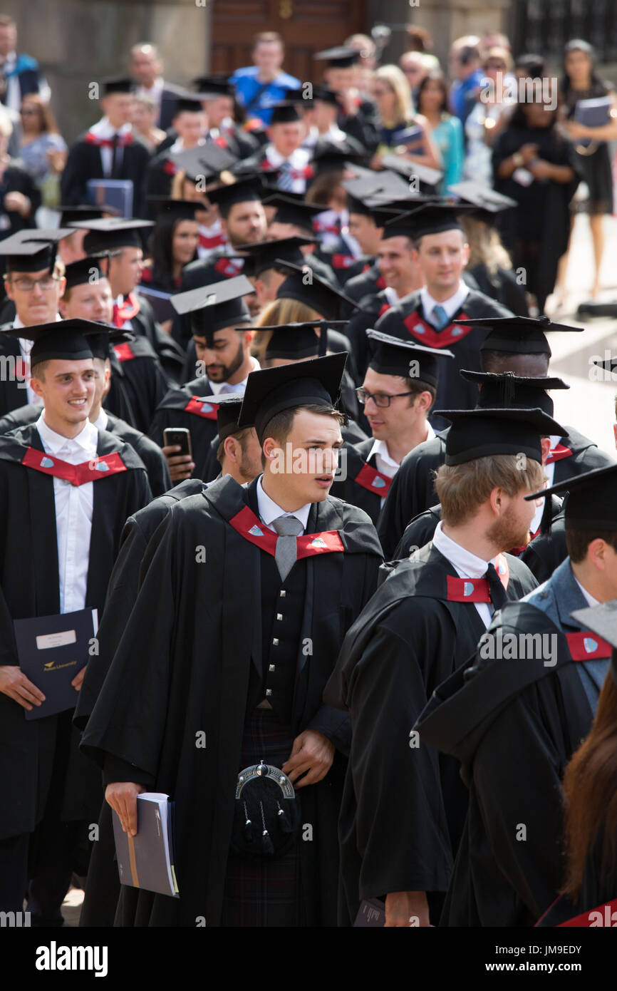 Aston University Students graduation day in Birmingham. England, UK ...