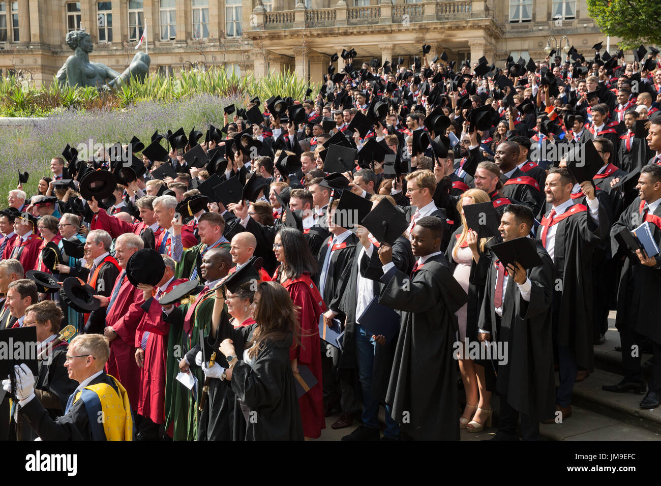 Aston University Students graduation day in Birmingham. England, UK ...