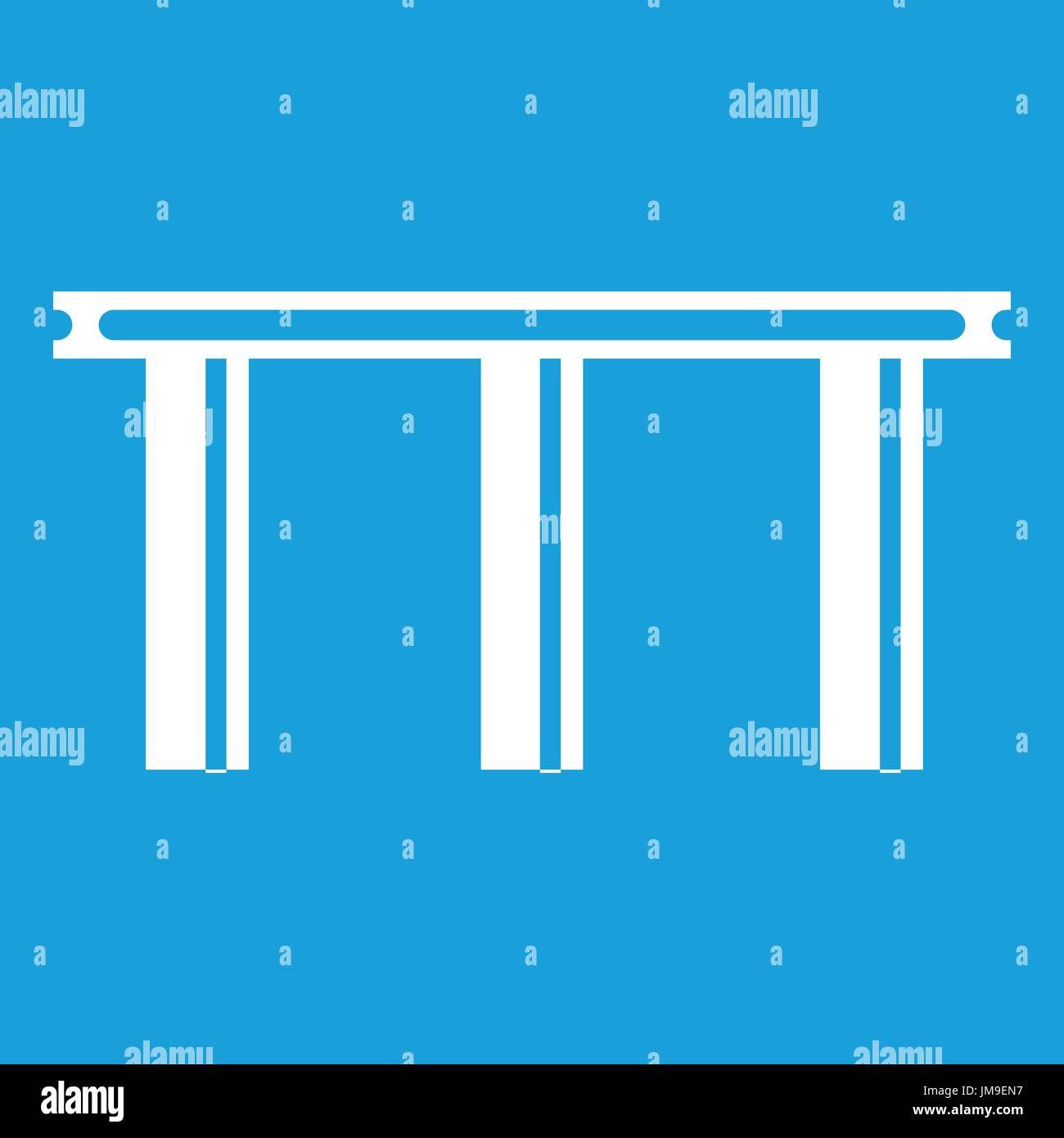 Bridge icon white Stock Vector Image & Art - Alamy