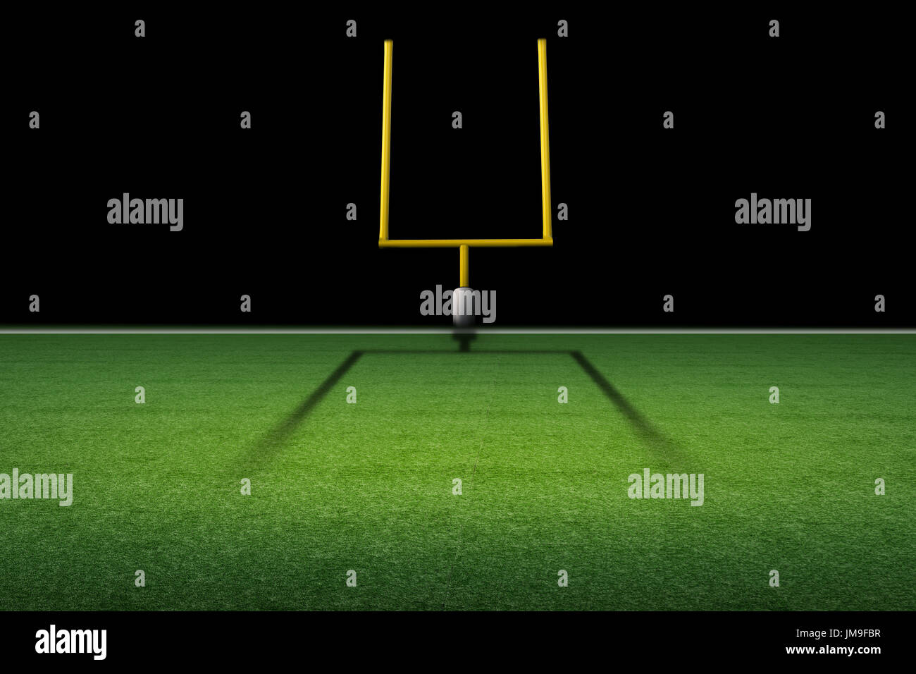 American Football Field Goal Stock Photos & American Football Field ...