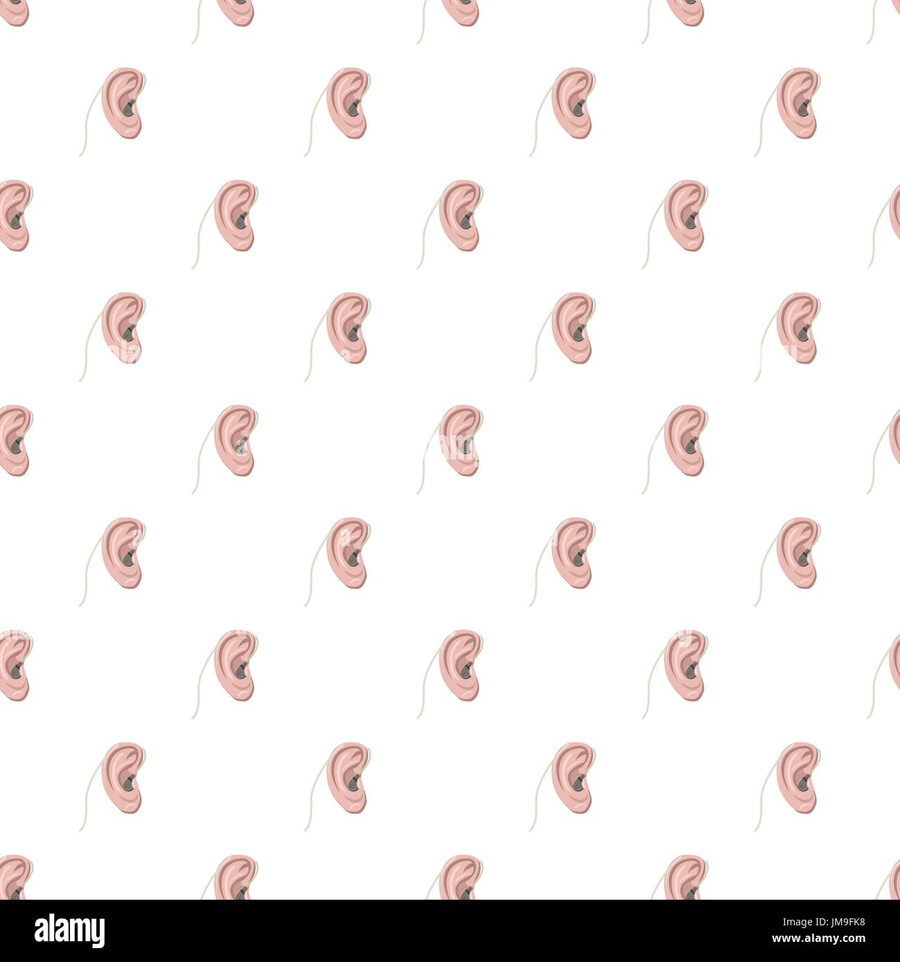Hearing ear pattern Stock Vector Image & Art - Alamy