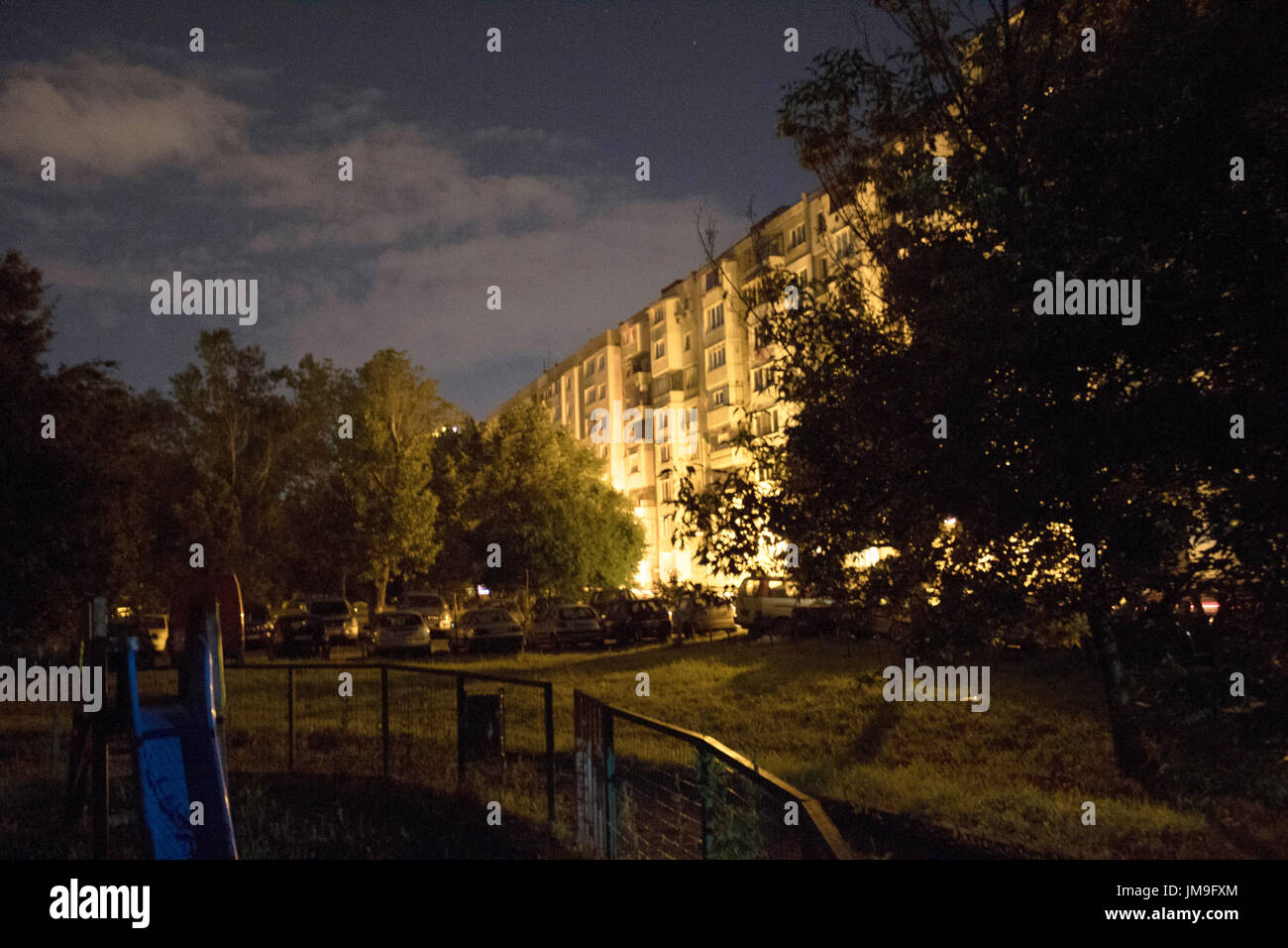 Playground at night hi-res stock photography and images - Alamy