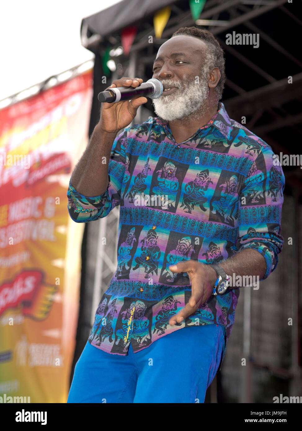 Reggae Legend Freddie McGregor Performing at 2017 Simmer Down Festival ...