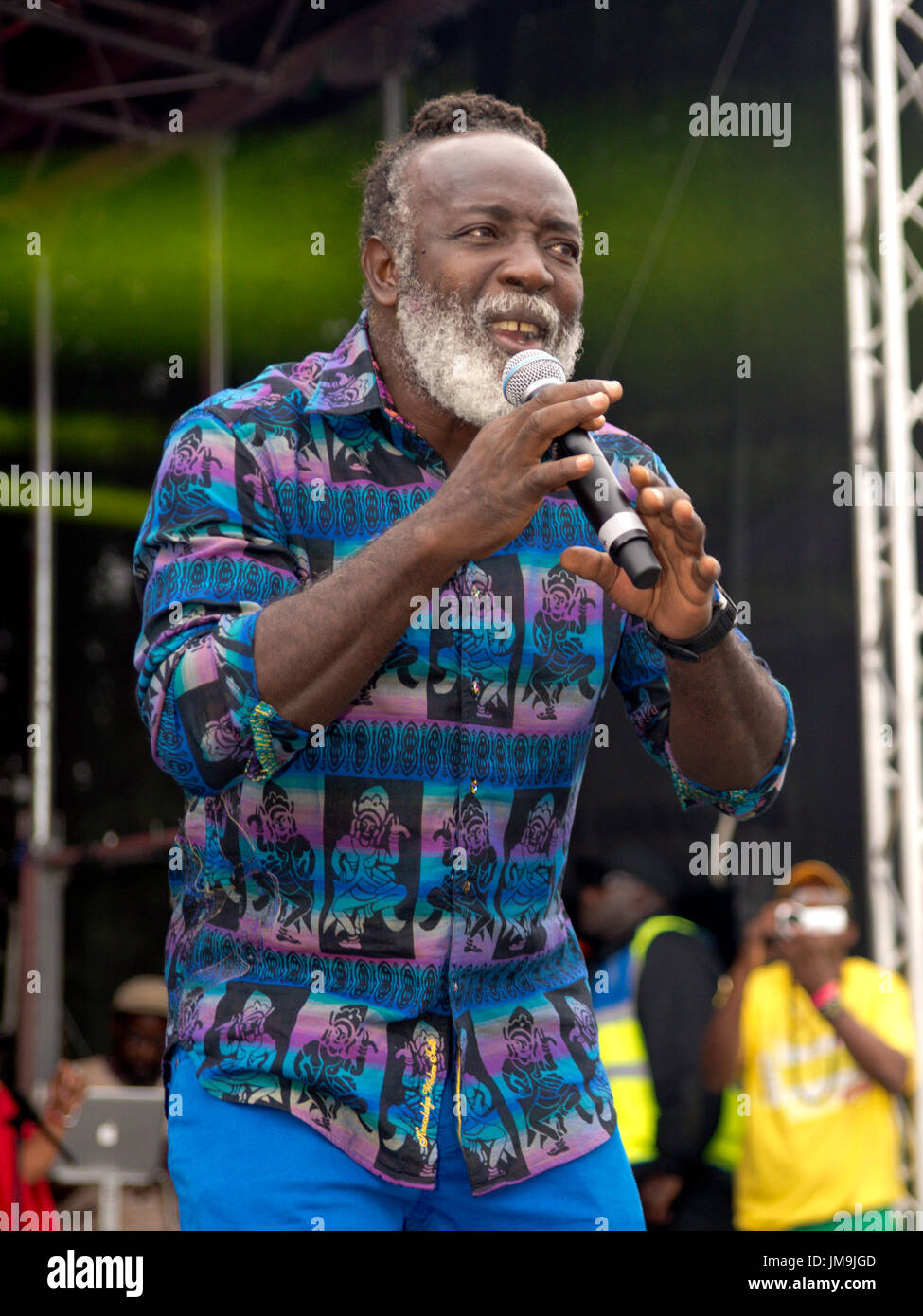 Reggae Legend Freddie McGregor Performing at 2017 Simmer Down Festival ...