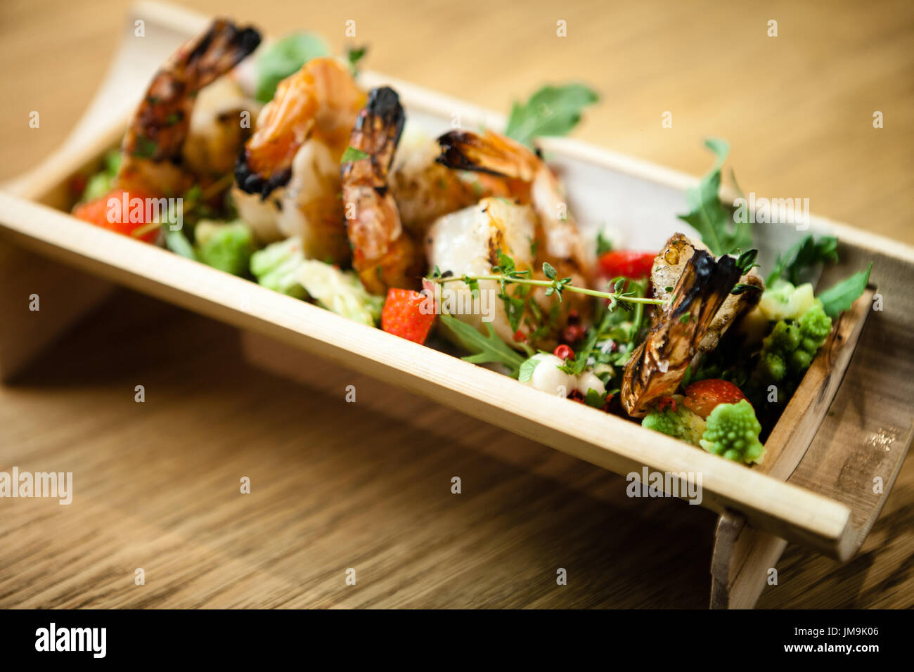 Grilled tiger shrimp Stock Photo - Alamy