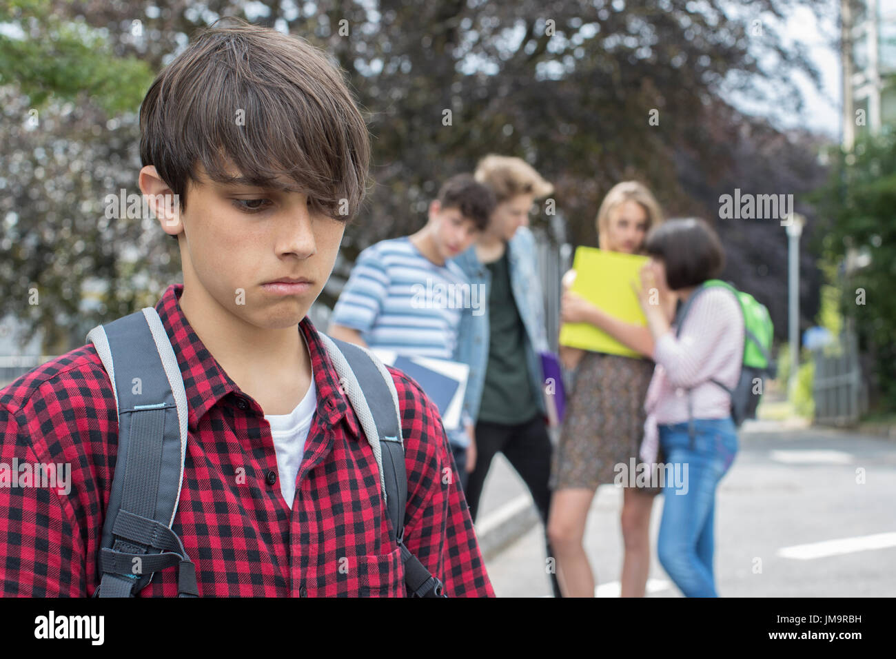 Unhappy college student hi-res stock photography and images - Alamy