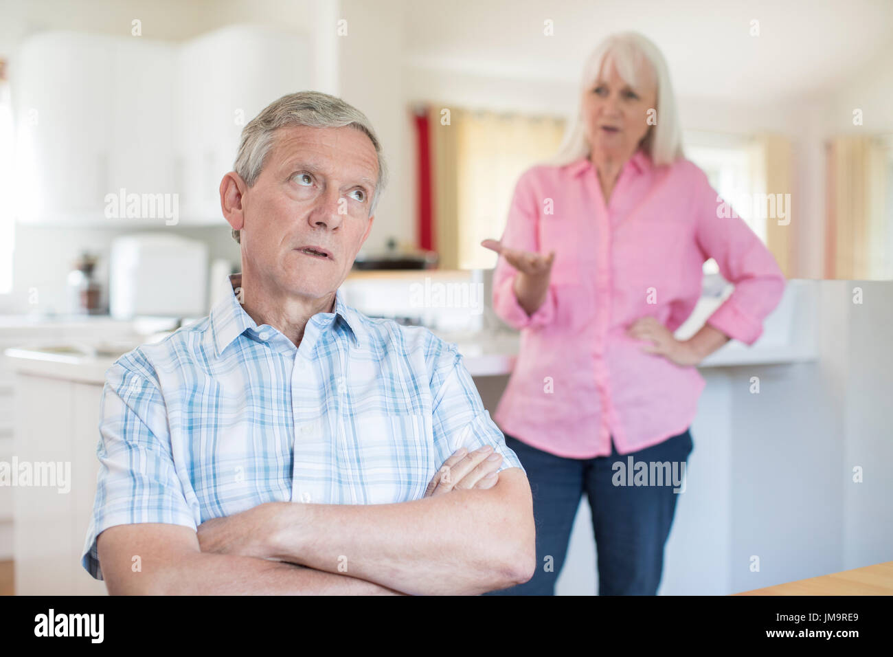 Two mature men arguing hi-res stock photography and images - Alamy