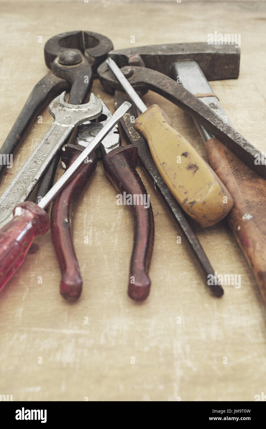 Mixed tools hi-res stock photography and images - Alamy