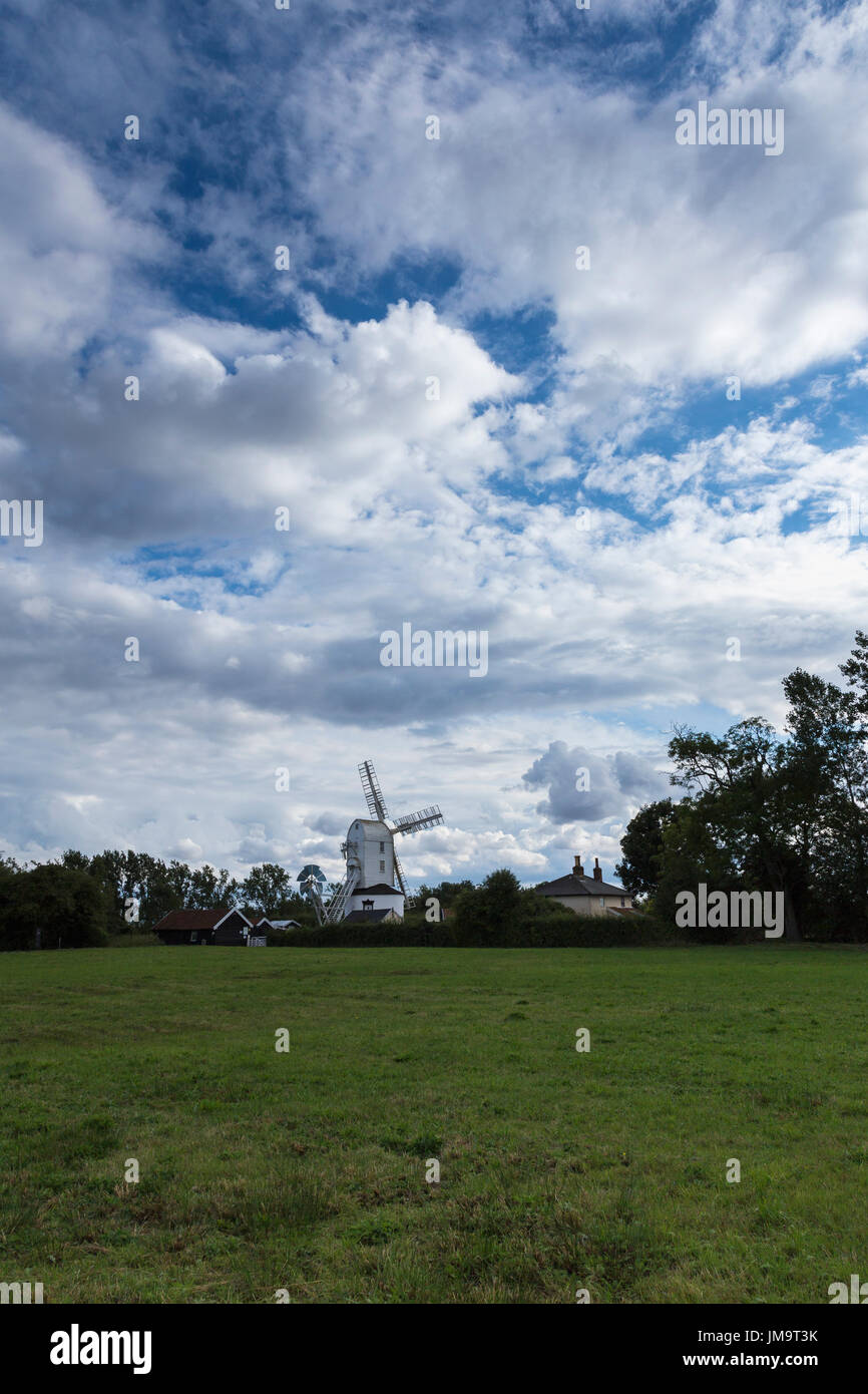 Saxtead Green Post Mill, a 13th Century Corn Mill restored to working ...