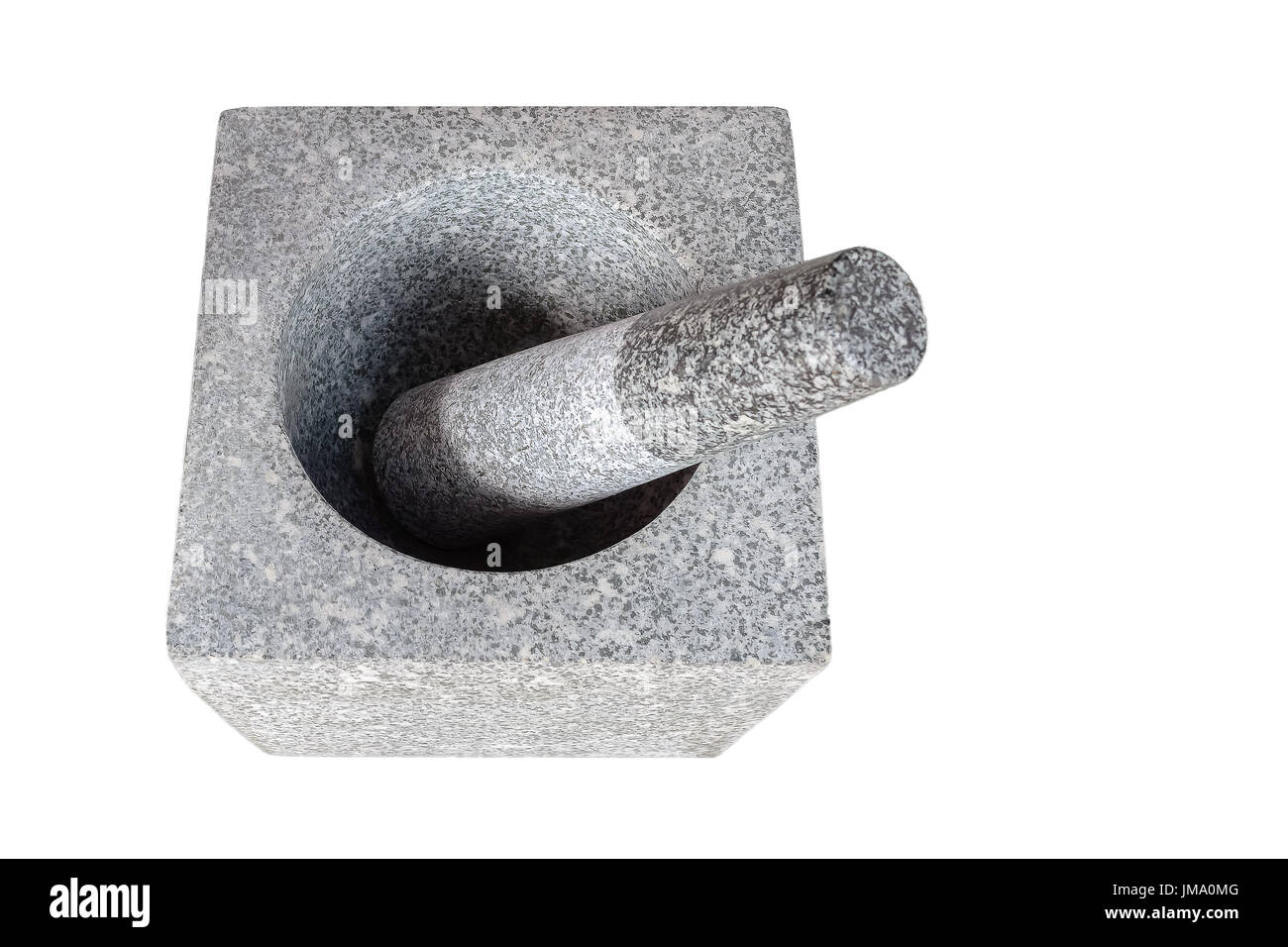 Mortar isolated on White background with copy space Stock Photo - Alamy