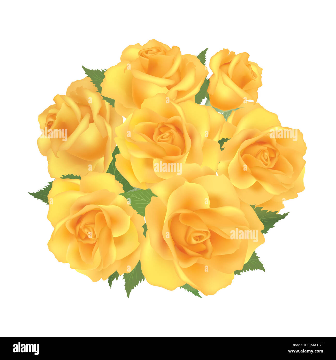 Flower rose posy isolated on white background Stock Photo - Alamy