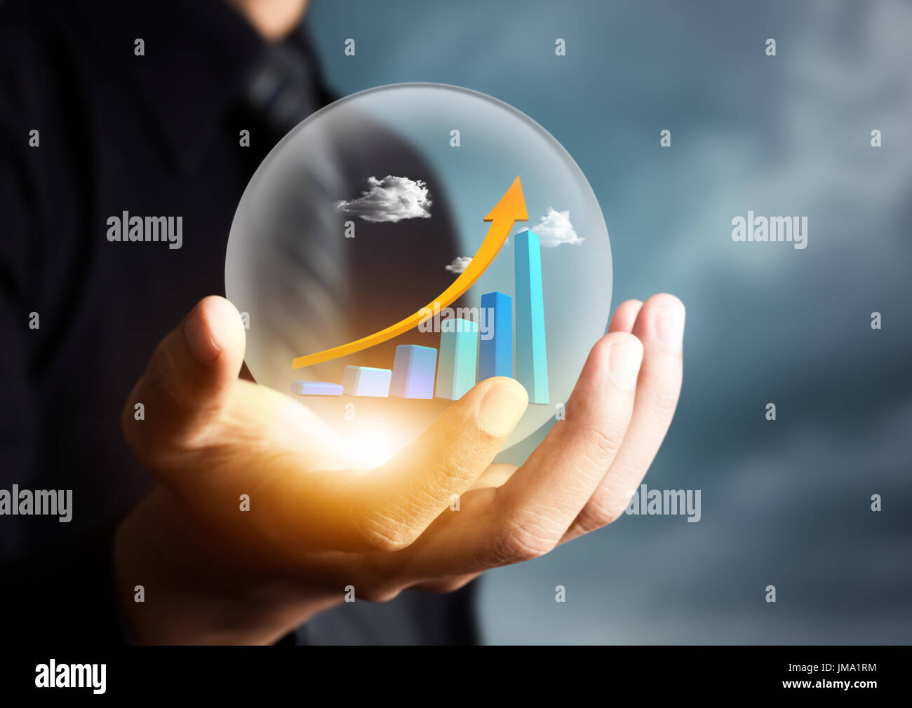 Showing increasing graph hi-res stock photography and images - Alamy