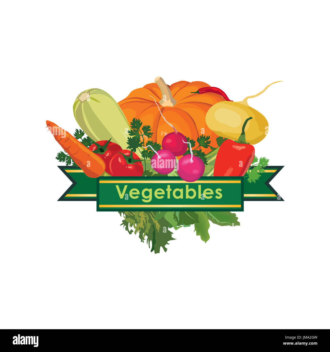 Healthy food sign. Food ingredient background. Vegetable vegan menu ...
