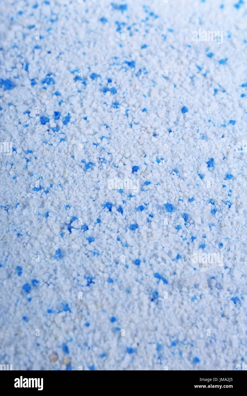 Detergent for a laundry washer. Washing powder texture pattern close up ...