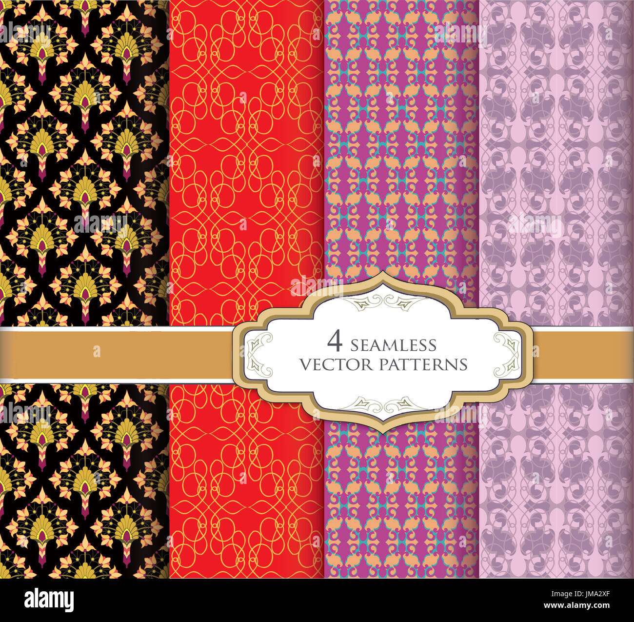 Vector embroidery pattern hi-res stock photography and images - Alamy