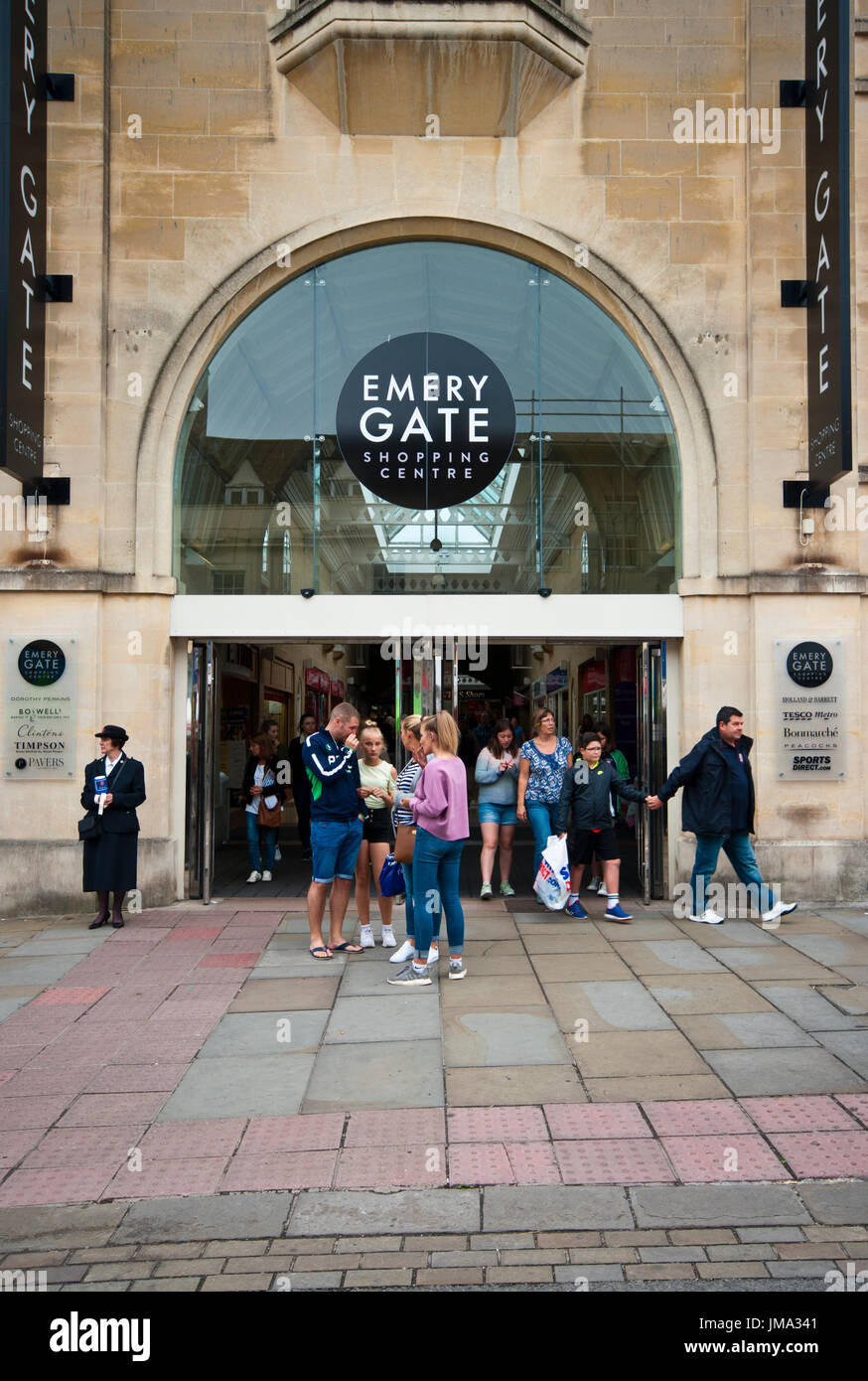 Entrance To Emery Gate Shopping Centre In Chippenham Wiltshire England ...