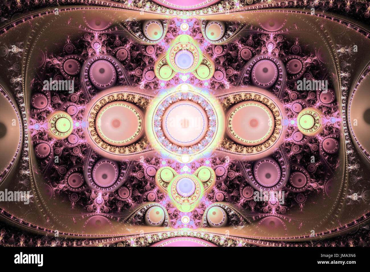 Black and colorful digital render. Psychedelic concept background ...