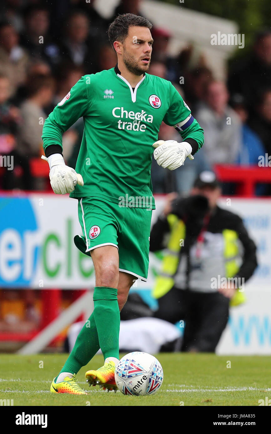Crawley Town's goalkeeper Glenn Morris Stock Photo - Alamy