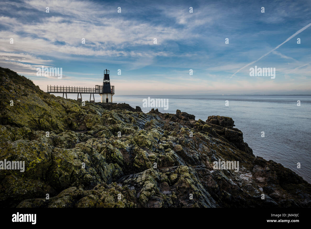 Portishead Point lighthouse also known as Battery Point lighthouse ...