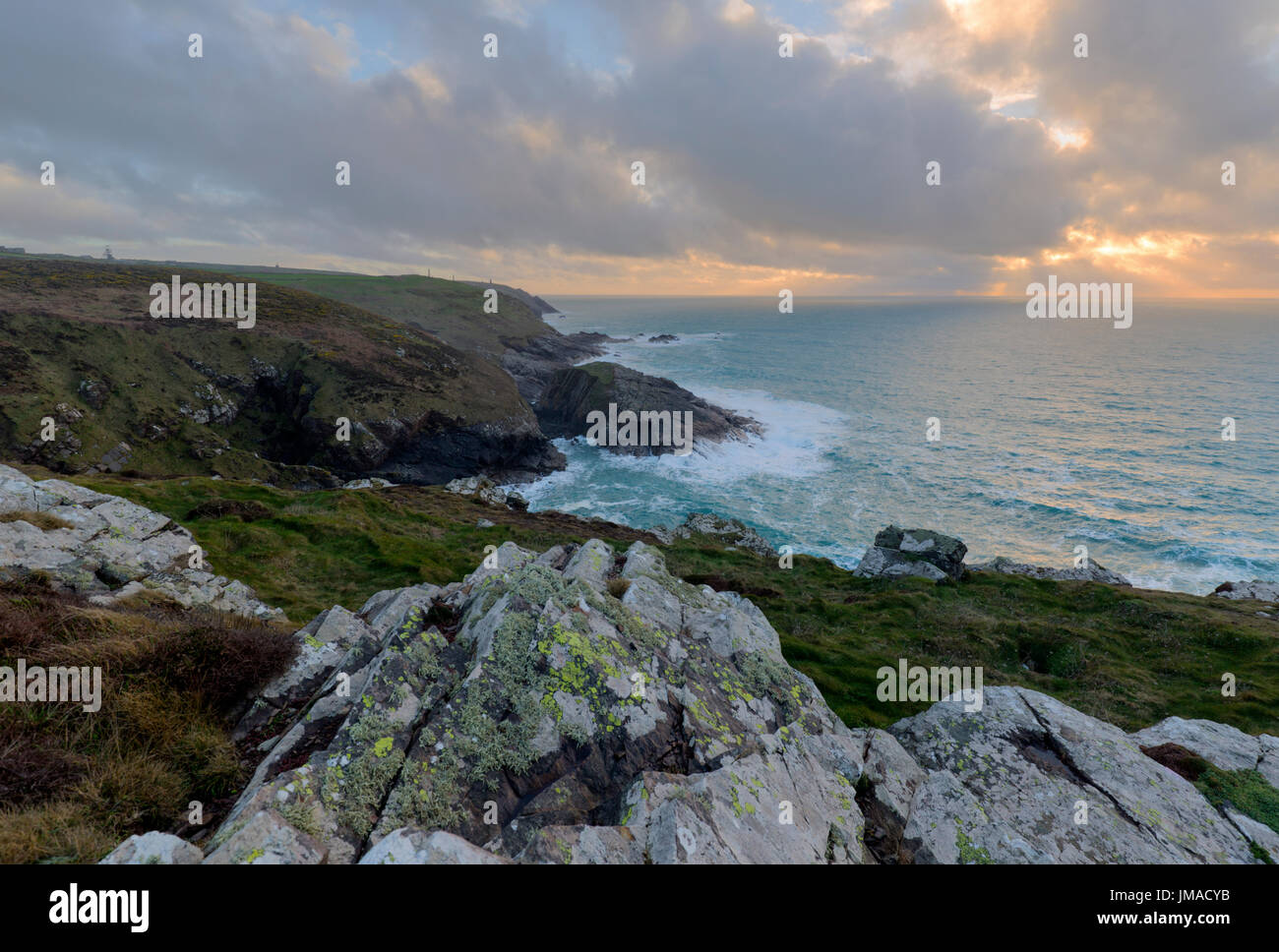 Pendeen Watch on the Coast of North Cornwall Stock Photo - Alamy