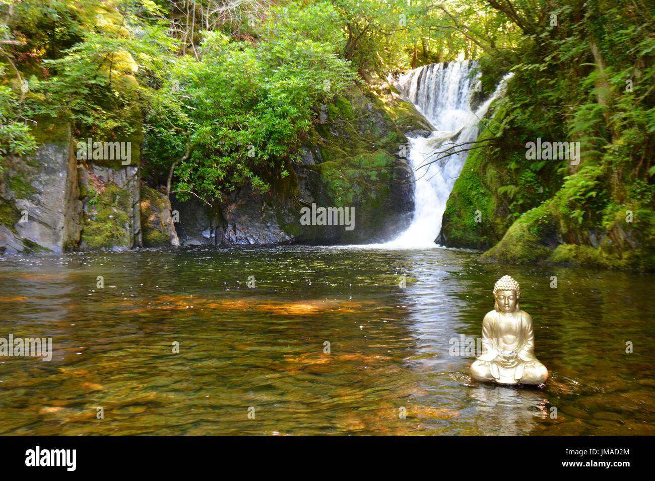Buddha waterfall hi-res stock photography and images - Alamy