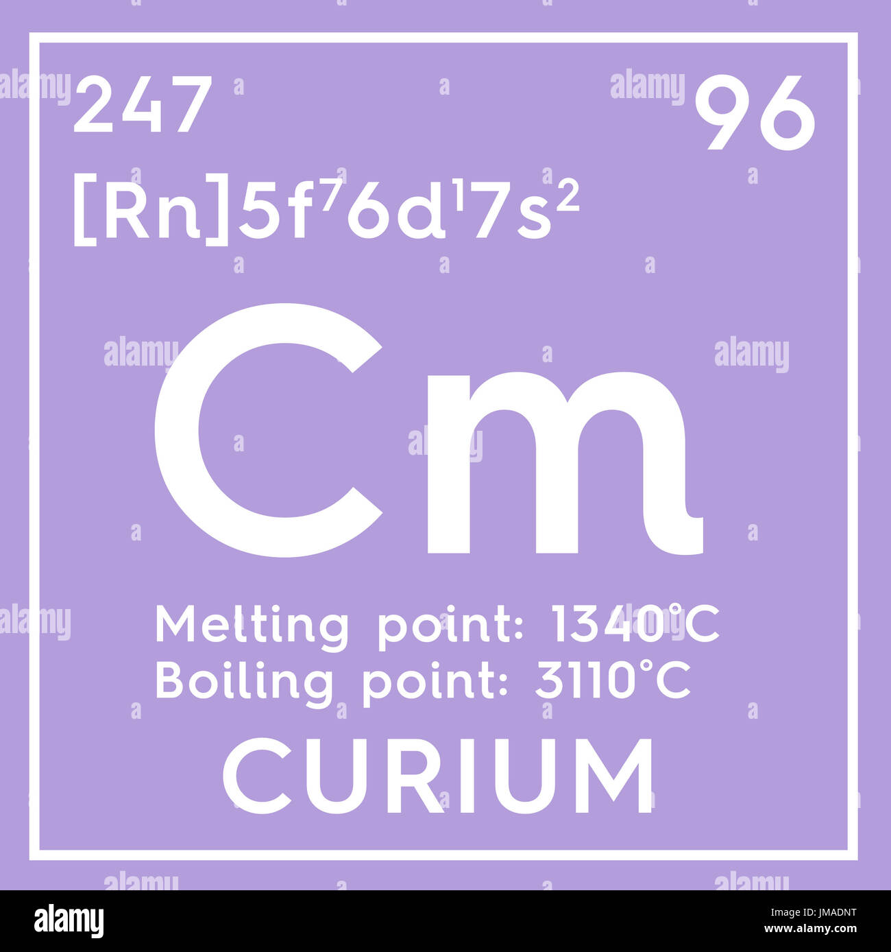 Curium symbol hi-res stock photography and images - Alamy