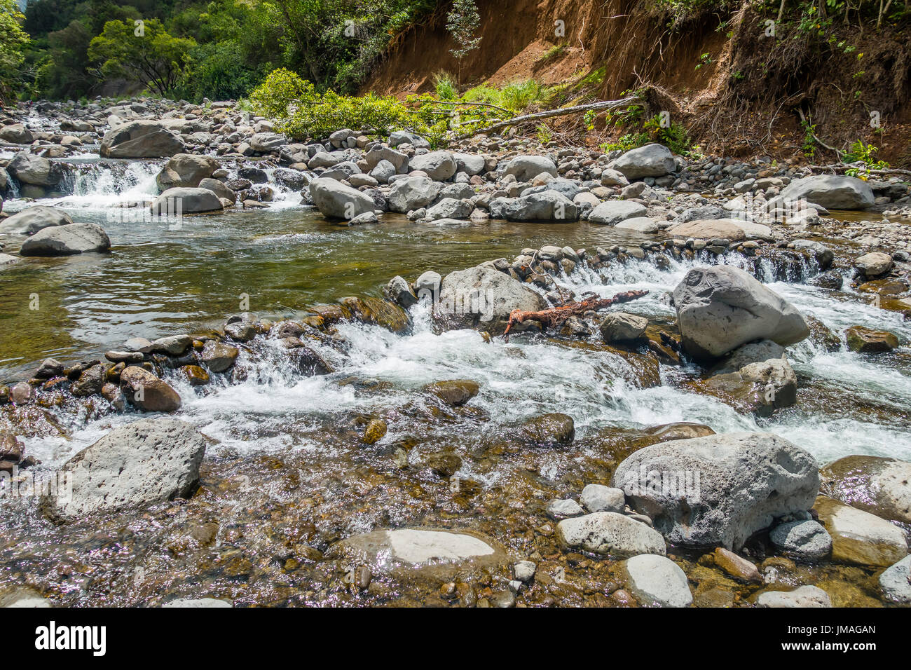 A view of the Iao River and a pool on Maui, Hawaii Stock Photo - Alamy