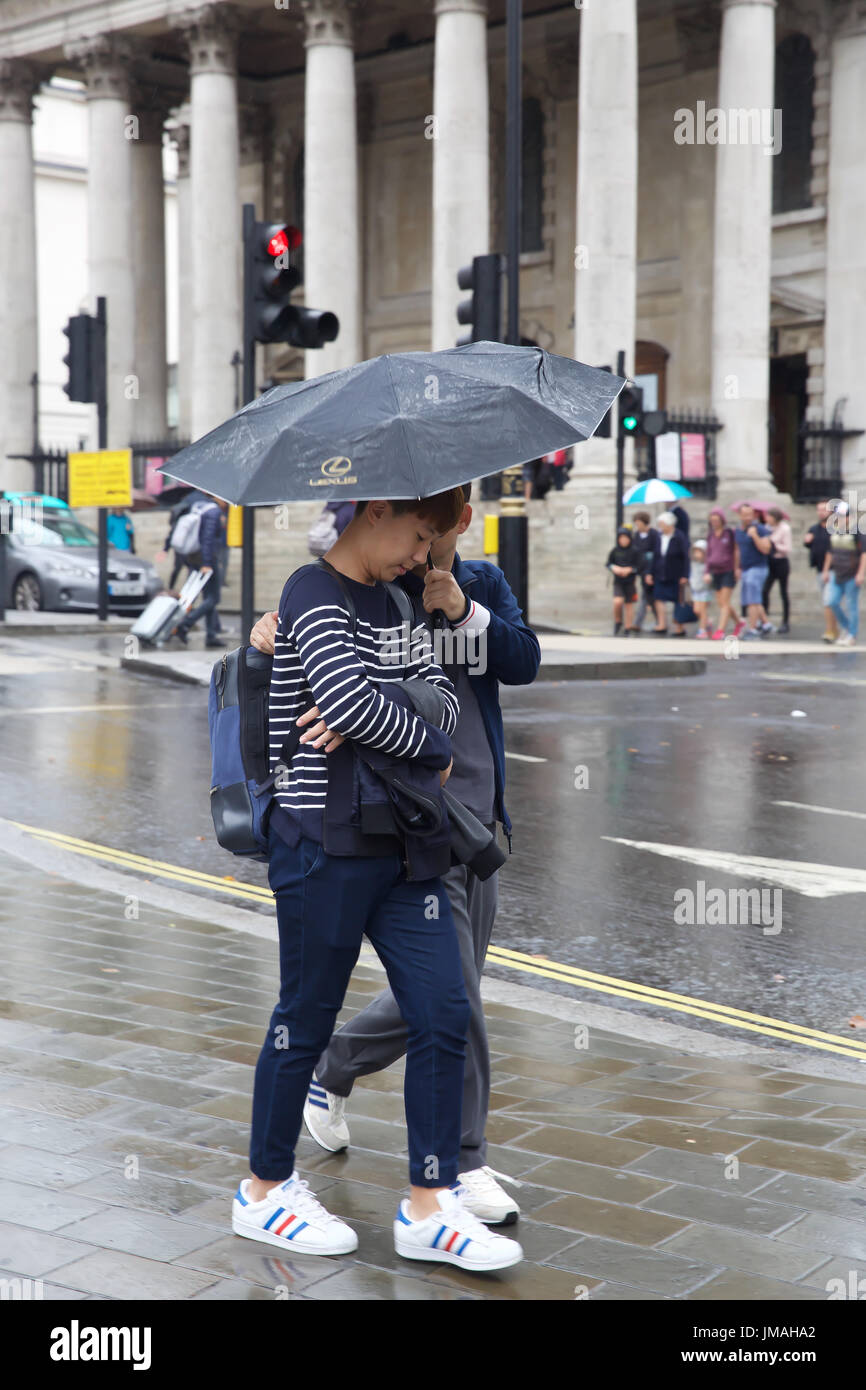 London, UK. 26th July, 2017. The typically British wet and dismal ...
