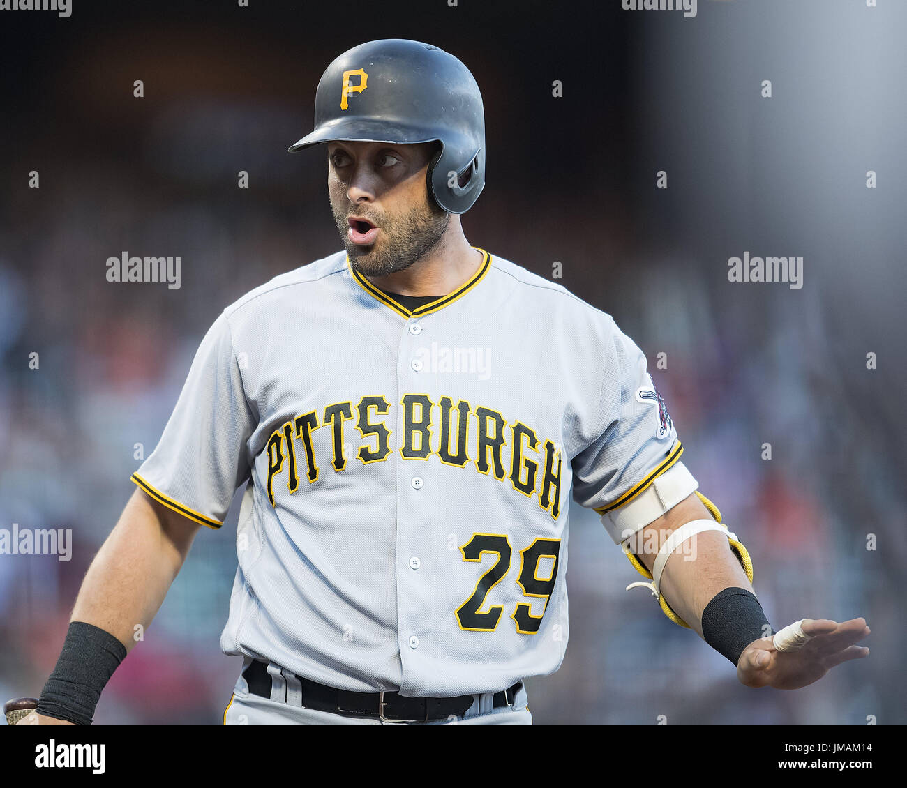 San Francisco, California, USA. 25th July, 2017. Pittsburgh Pirates ...