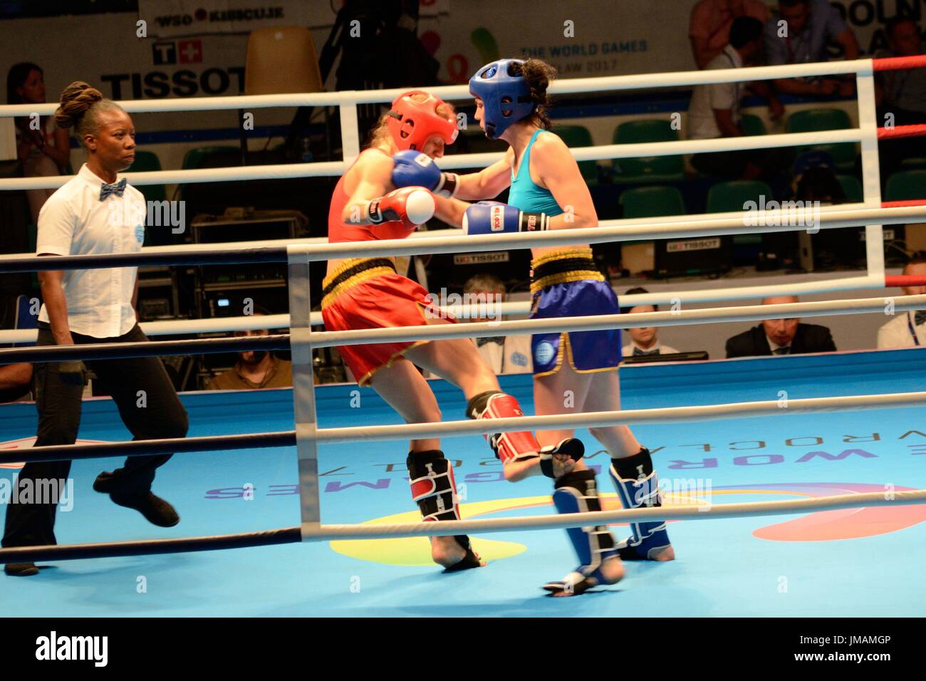 Wroclaw, Poland. 26th July, 2017. The World Games 2017, Kickboxing ...