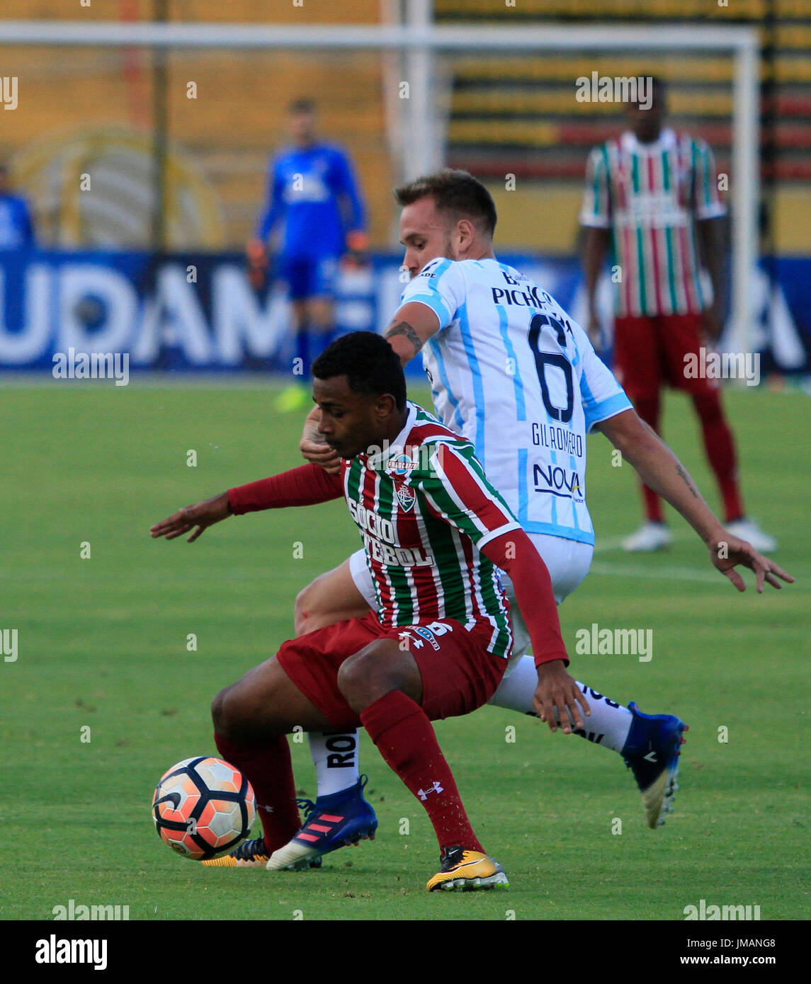 Quito, Ecuador. 26th July, 2017. Gaston Gil of Ecuador's Universidad ...