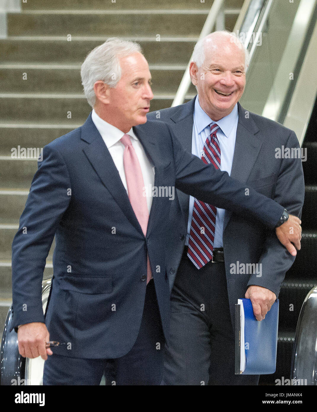 Washington DC, USA. 26th July, 2017. United States Senators Bob Corker ...
